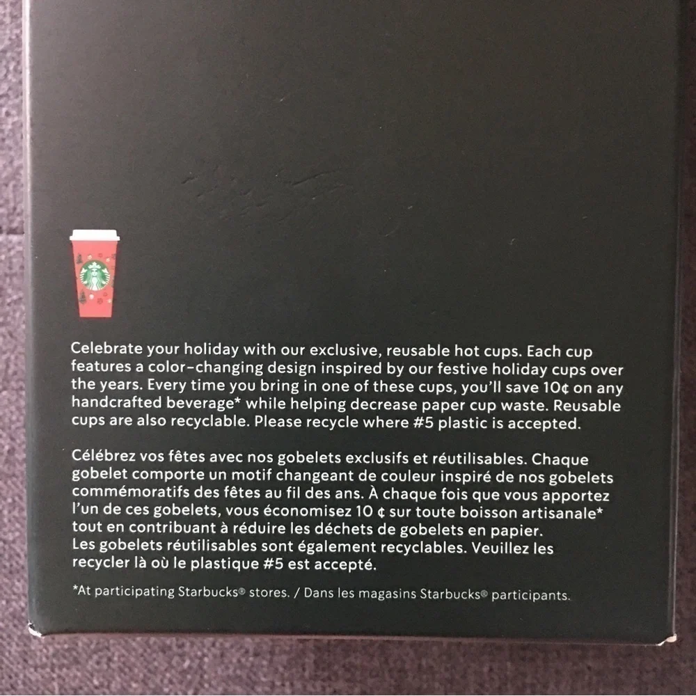 Starbucks | Other | Dots Starbucks Holiday Colorchanging Hot Cup 6 Oz ...